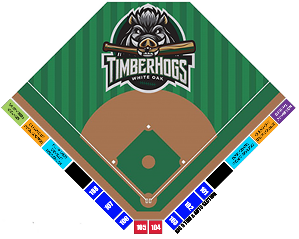 Flex Plans - TimberHogs Baseball - White Oak
